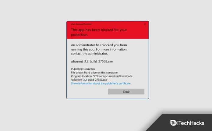 How to Fix This App Has Been Blocked For Your Protection