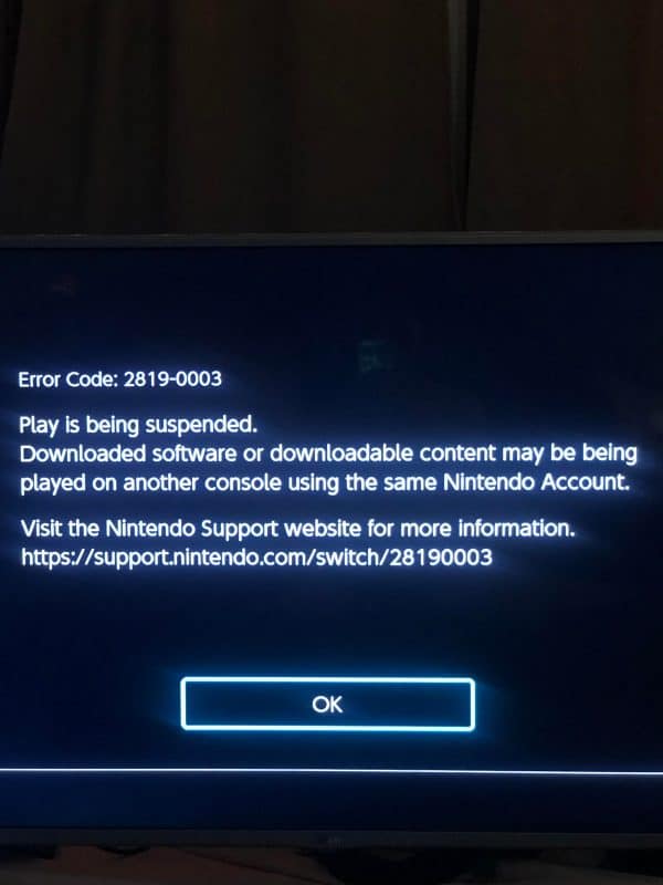 5 Ways To Fix Nintendo Switch 2819-0003 Error (2024)