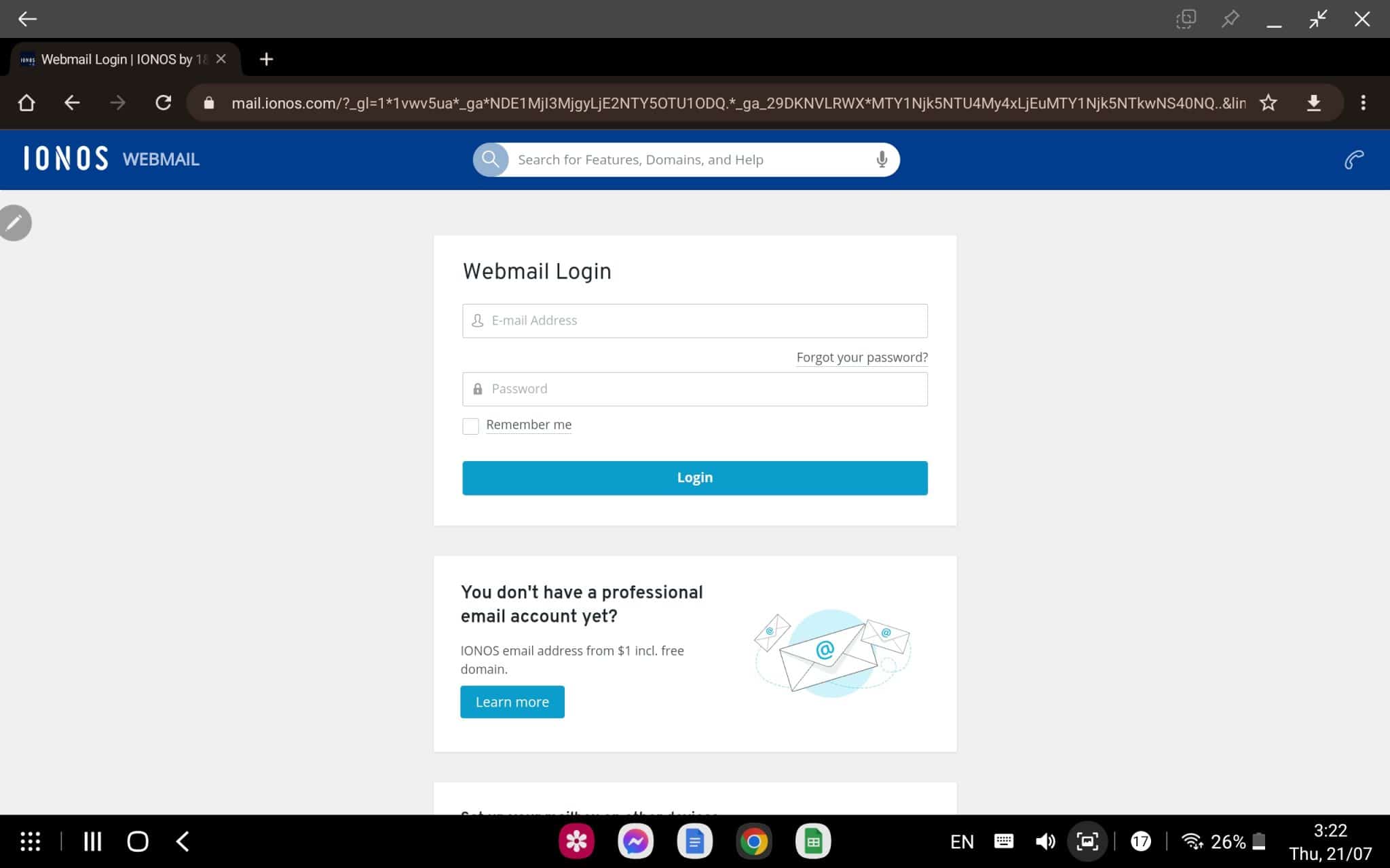 1and1 Webmail Login and Setup at ionos Webmail (2025)
