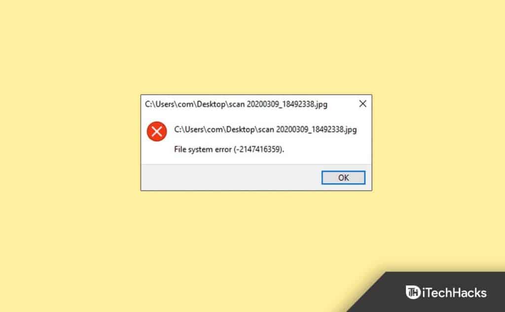 9 Ways to Fix File System Error (-2147219196) in Photos App