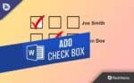 Top -4 Ways to Insert Check Boxes in Word to Create Checklist