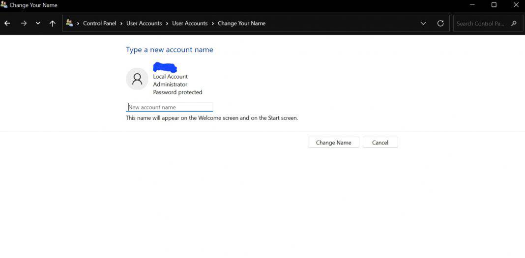 How to Change Microsoft Account Name in Windows 11