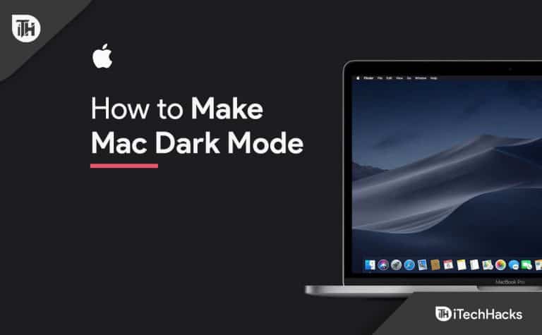 How to Make Mac Dark Mode Turn On (2024)