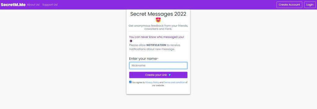 How to Put A Secret Message Link on Facebook Profile 2024