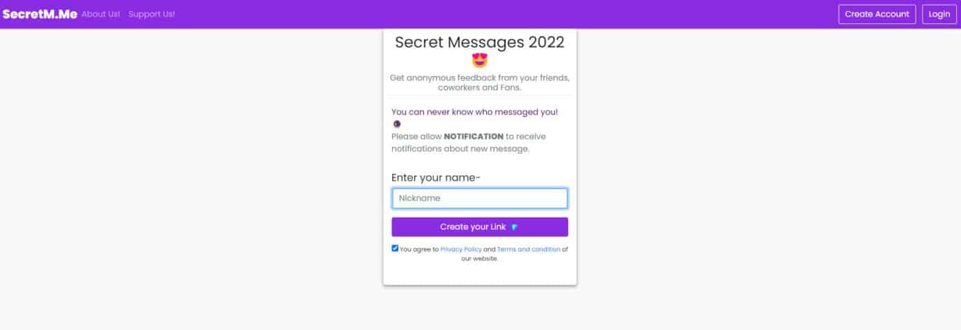 How to Put A Secret Message Link on Facebook Profile 2024
