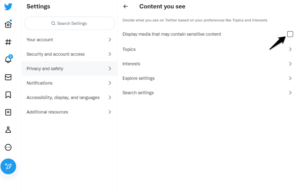 How to Turn Off 'This Tweet Might Include Sensitive Content' on Twitter