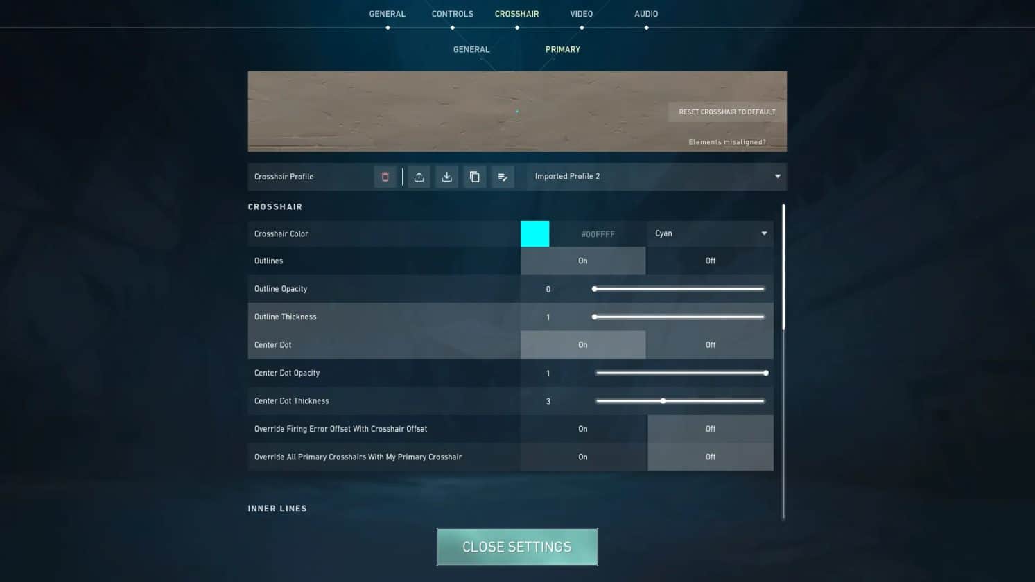 How to Get a Circle Crosshair In Valorant 2024
