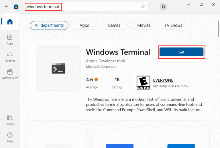 Download Windows Terminal Latest Version Free Windows 11/10