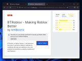 How to Fix BTRoblox Extension Not Working (2024)