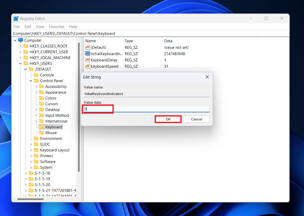How to Enable/Disable Numlock at Windows 10/11 Startup