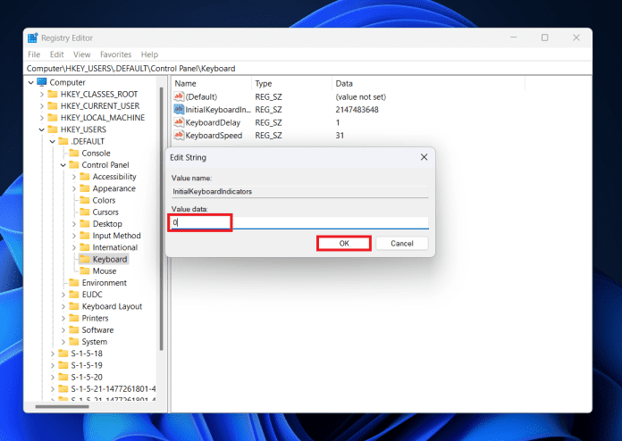 How to Enable/Disable Numlock at Windows 10/11 Startup