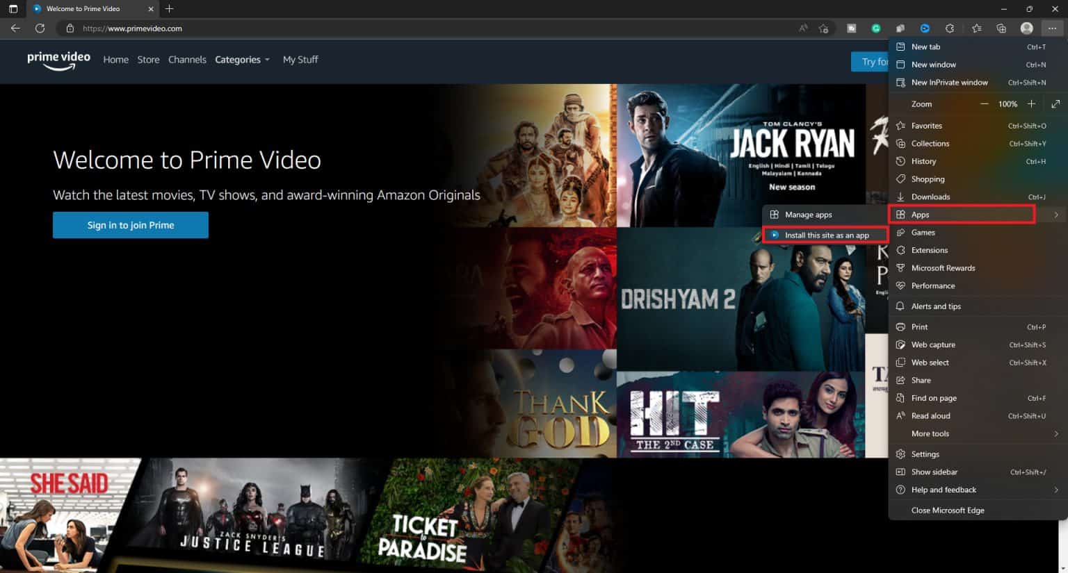 How to Download Amazon Prime Video on Windows 11 PC