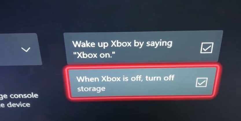 Fix When Xbox Is OFF Turn Off Storage: Enable or Disable