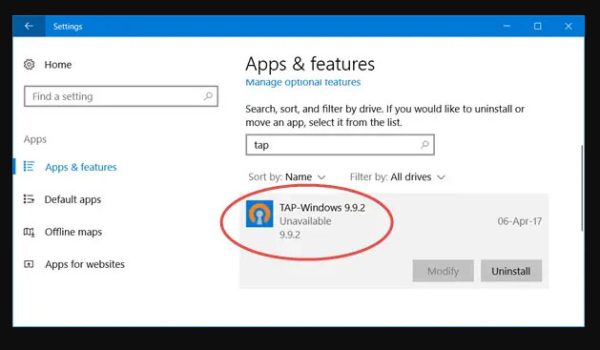 What is TAP Windows Adapter V9 and How to Remove it (2024)
