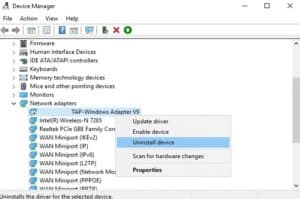 What is TAP Windows Adapter V9 and How to Remove it (2024)