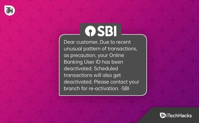 How to Fix Online Banking User ID has Been Deactivated in SBI (YONO)