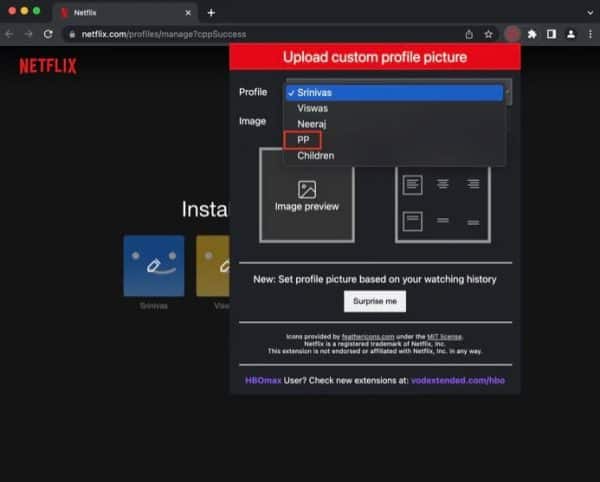 How to Set a Custom Profile Picture for Netflix Mobile/PC