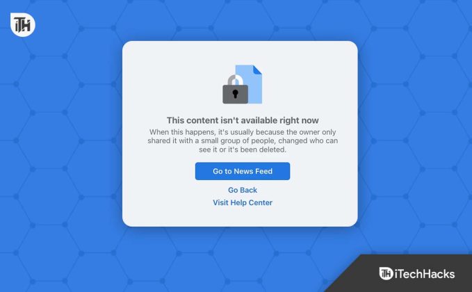 7 Ways to Fix This Content Isn't Available Right Now Error on Facebook