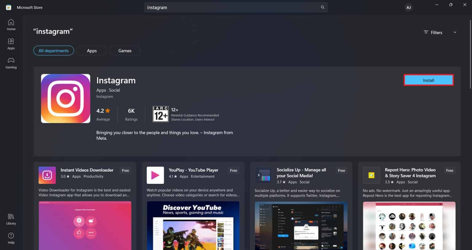 Download Instagram Windows 11, 10 PC Latest Version (2024)