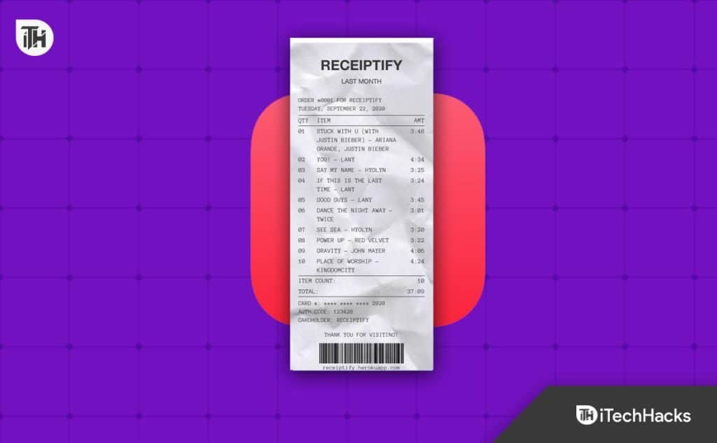 8 Ways to Fix Receiptify Not Working With Apple Music