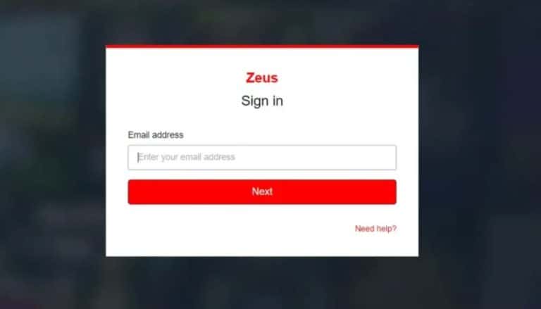 Activate Zeus Network Login Code at thezeusnetwork.com 2026