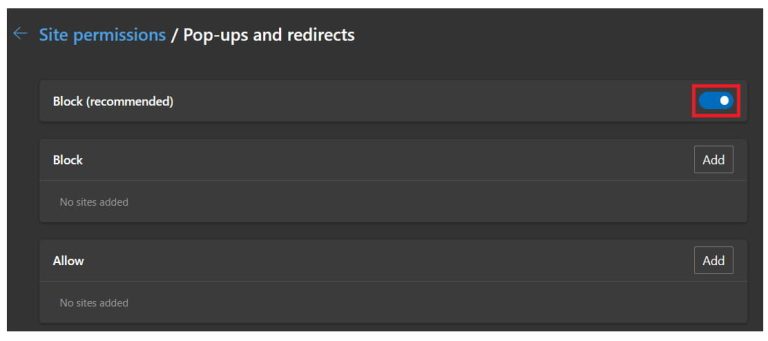 How to Block or Allow Pop-Ups on Microsoft Edge or IE [2023]