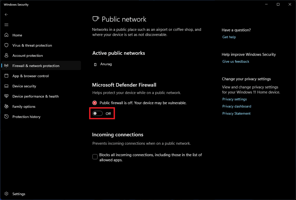 Fix Security Center Failed to Validate Caller with Error DC040780