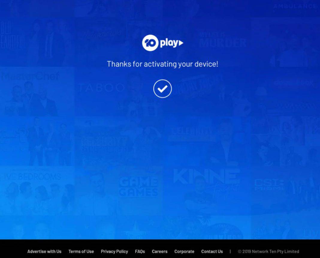 Activate 10play Code Activation at Network Ten Smart TV (2025)