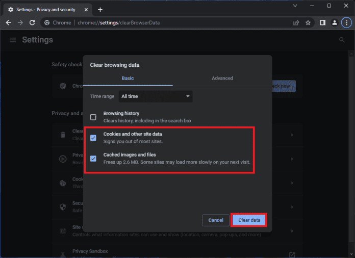 Fix Google Chrome Is Out of Memory Error on Windows 11