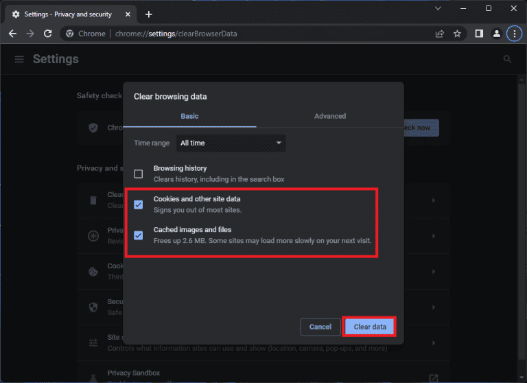 Fix Google Chrome Is Out of Memory Error on Windows 11