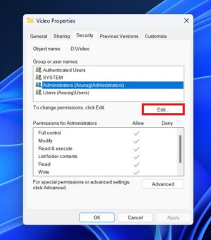 Fix “Failed To Enumerate Objects In The Container” Windows 10/11