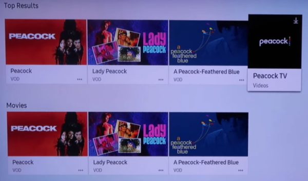 Peacock on Samsung Smart TV at Peacocktv.com TV/Samsung Activate Code