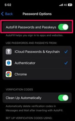 How to AutoFill Email/SMS Verification Codes on iPhone with iOS 17