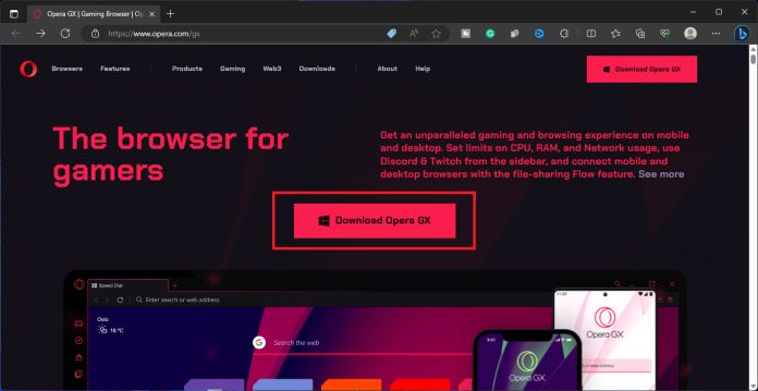 Download & Install Opera GX Gaming Browser for Windows PC (2024)