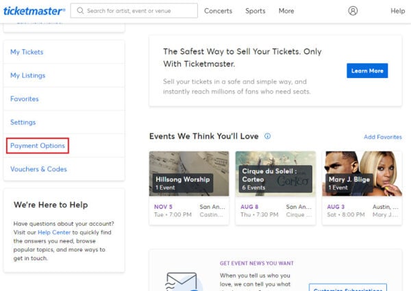 How to Fix Ticketmaster Declined my Transaction with Credit Card