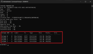 Fix: BOOTREC rebuild BCD System Cannot Find The Path Specified