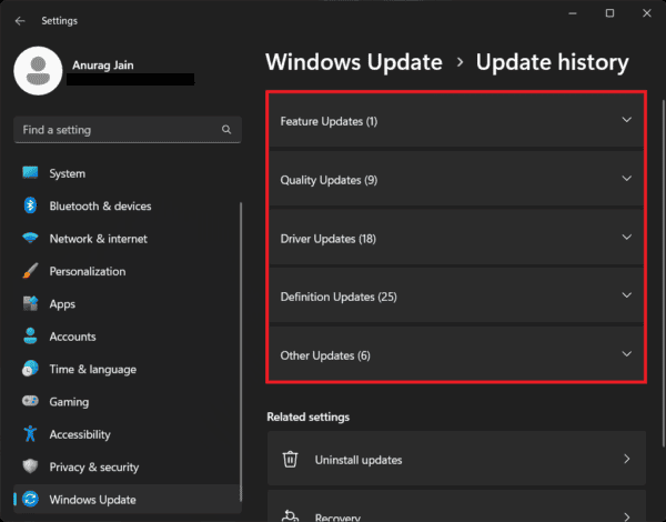 Best 5 Ways to View Update History in Windows 11