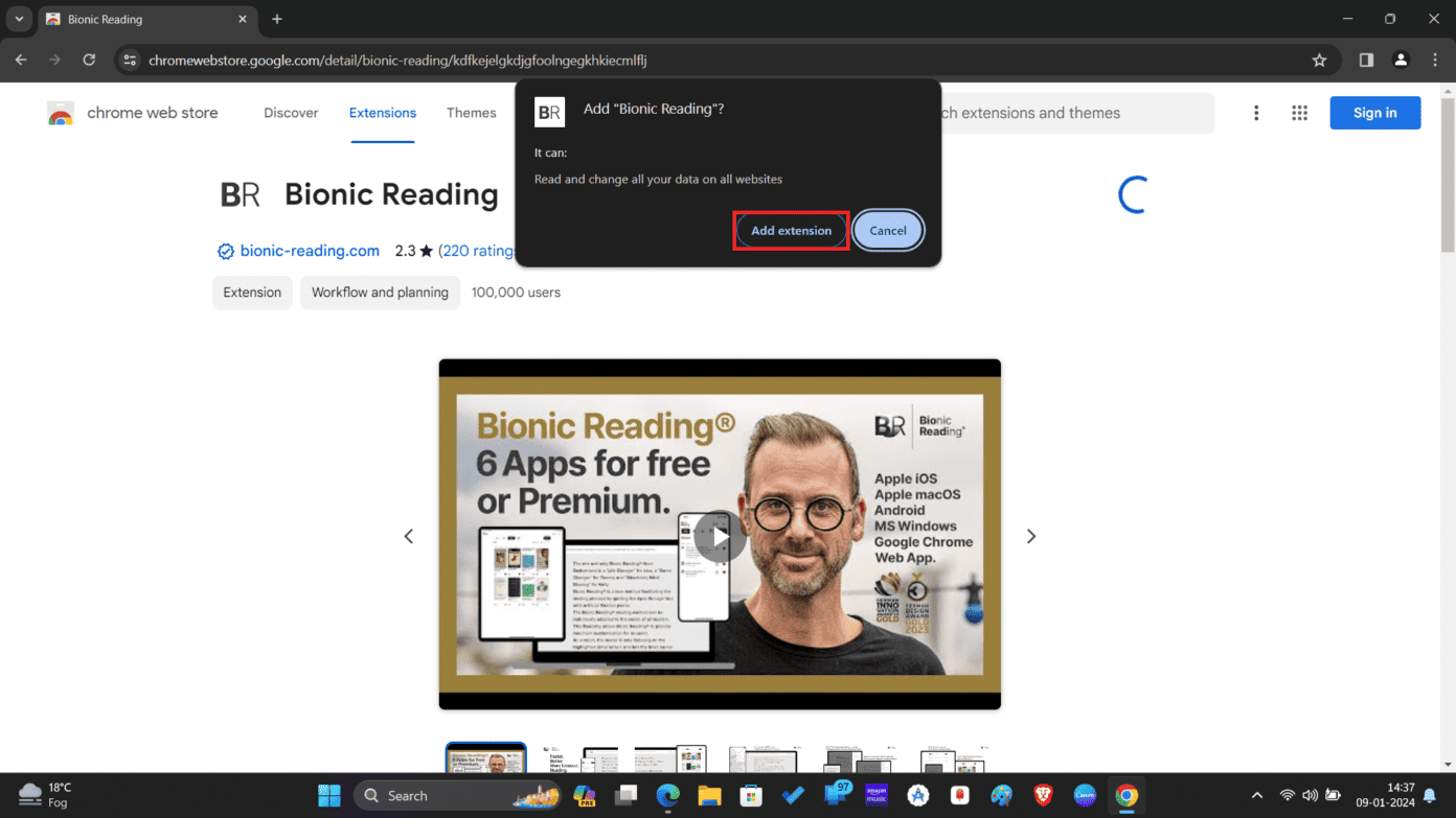 How to Use Bionic Reading on Chrome or Edge in 2025