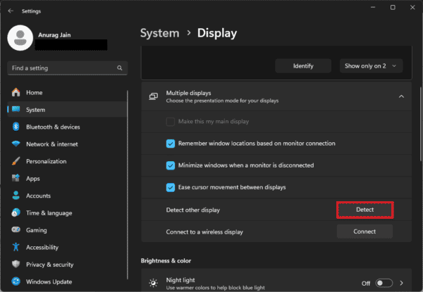 How to Fix Windows 11 Not Detecting Second Monitor (10 Ways)
