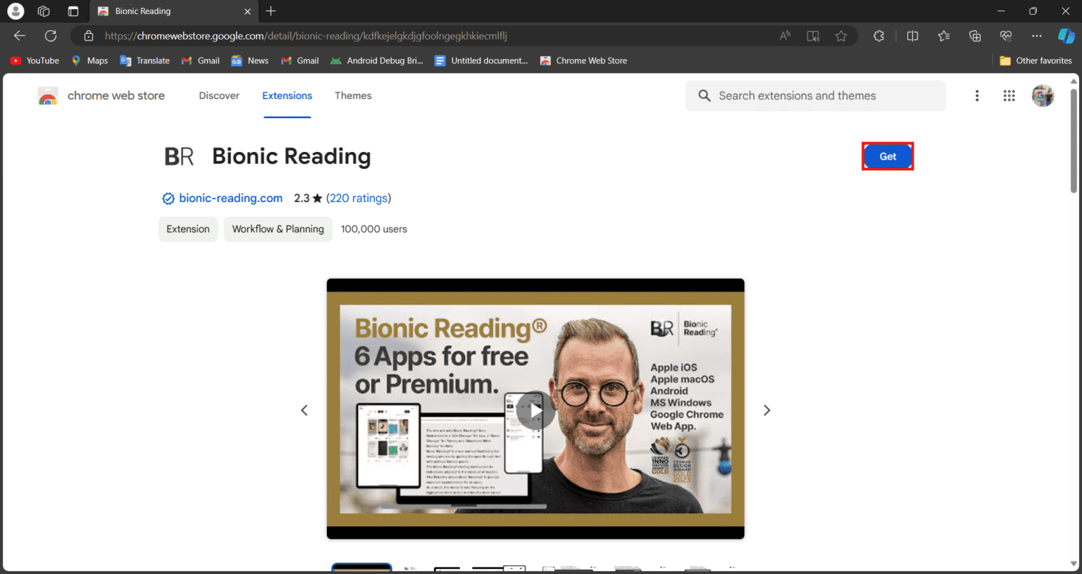 How to Use Bionic Reading on Chrome or Edge in 2025