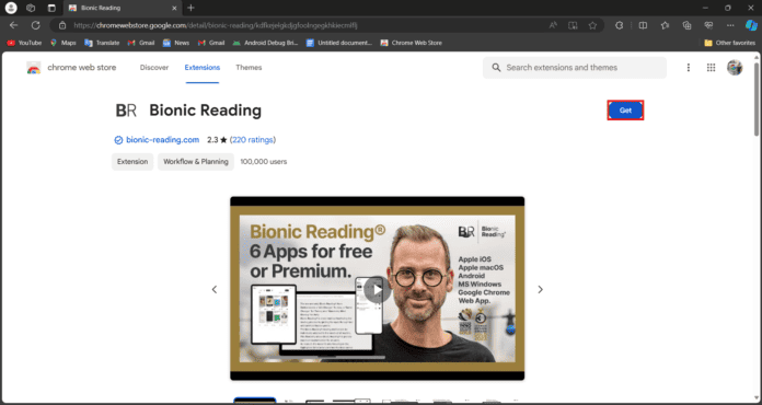 How to Use Bionic Reading on Chrome or Edge in 2025