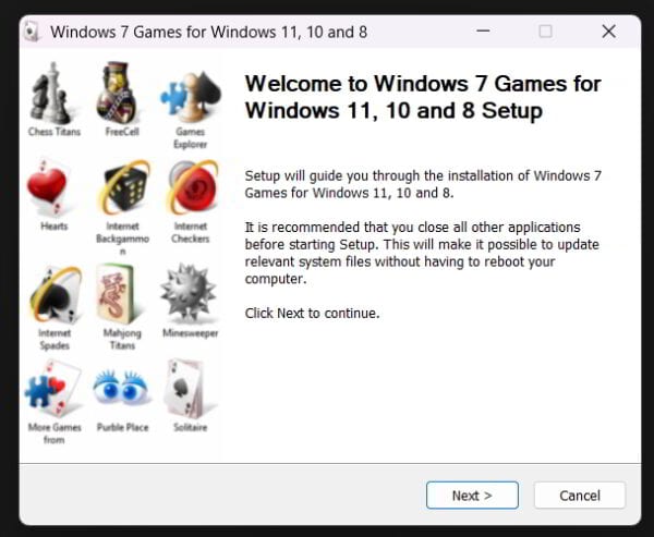 How to Download and Install Windows 7 Games for Windows 11