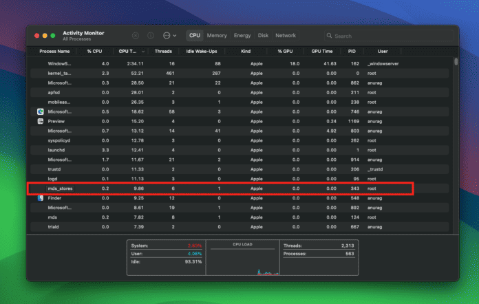 Top 6 Ways to Fix MDS_Stores Consuming Mac High CPU Process Issues