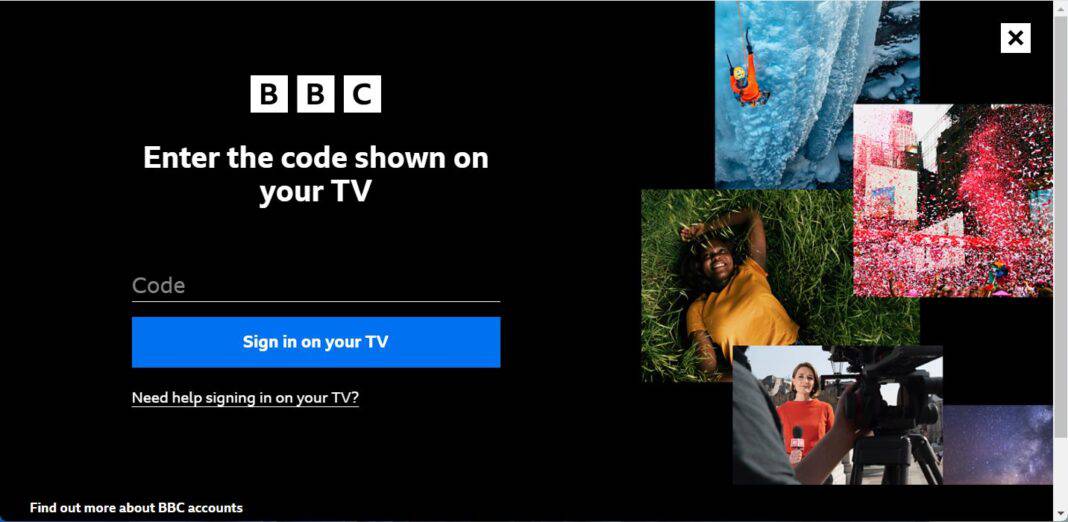 BBC iPlayer Sign-In Pair Your TV - How to Sign In on My BBC TV
