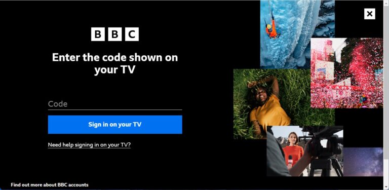 BBC iPlayer Sign-In Pair Your TV - How to Sign In on My BBC TV