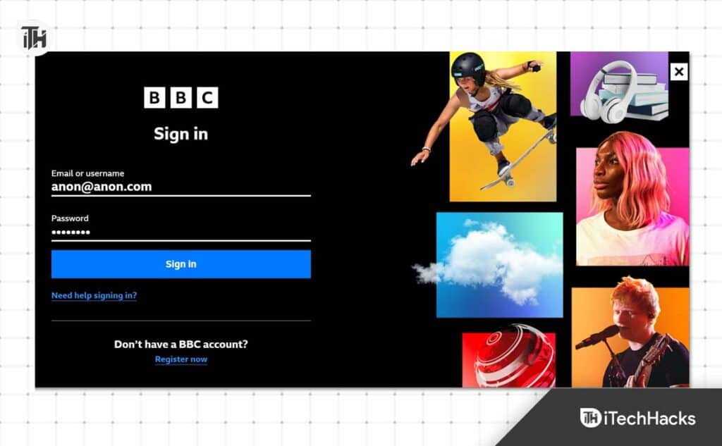 Login do BBC iPlayer Emparelhe sua TV - Boa Informação