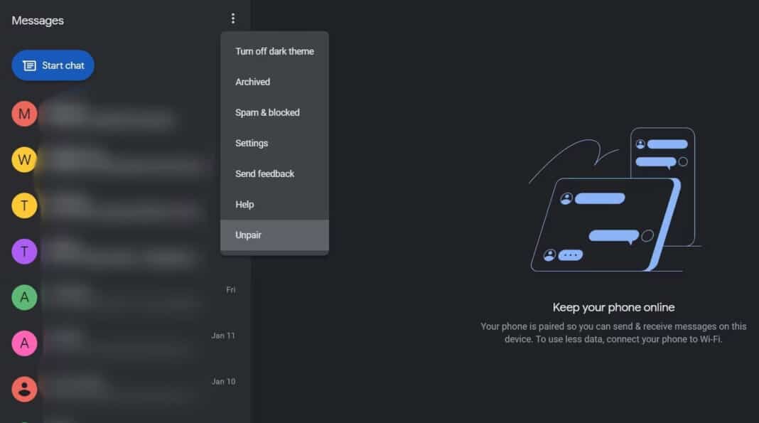 How to Setup Google Messages for Web on Laptop or Desktop
