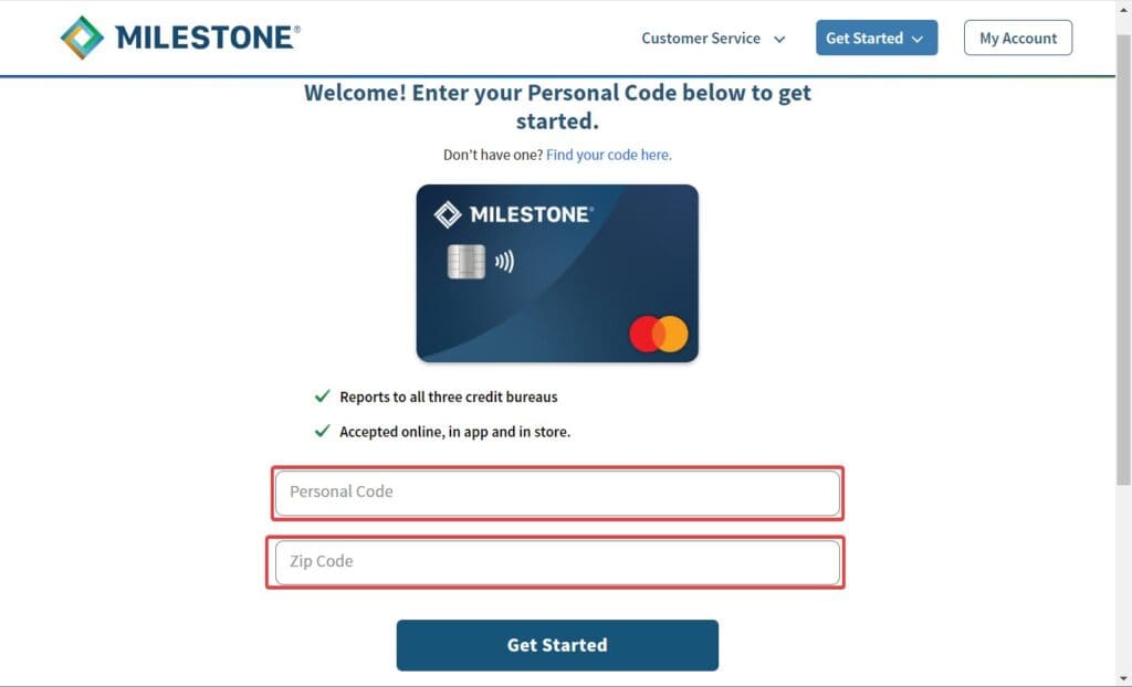 How to Activate Milestone Credit Card at milestonecard.com