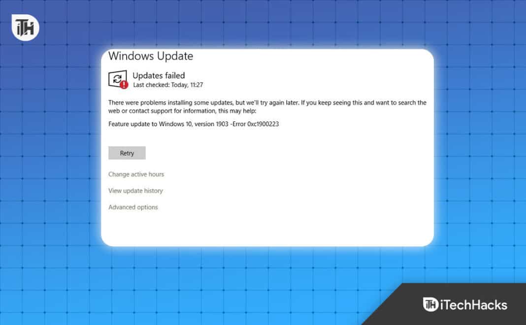 Facing Windows Update Error 0xc1900223? Here's How to Fix