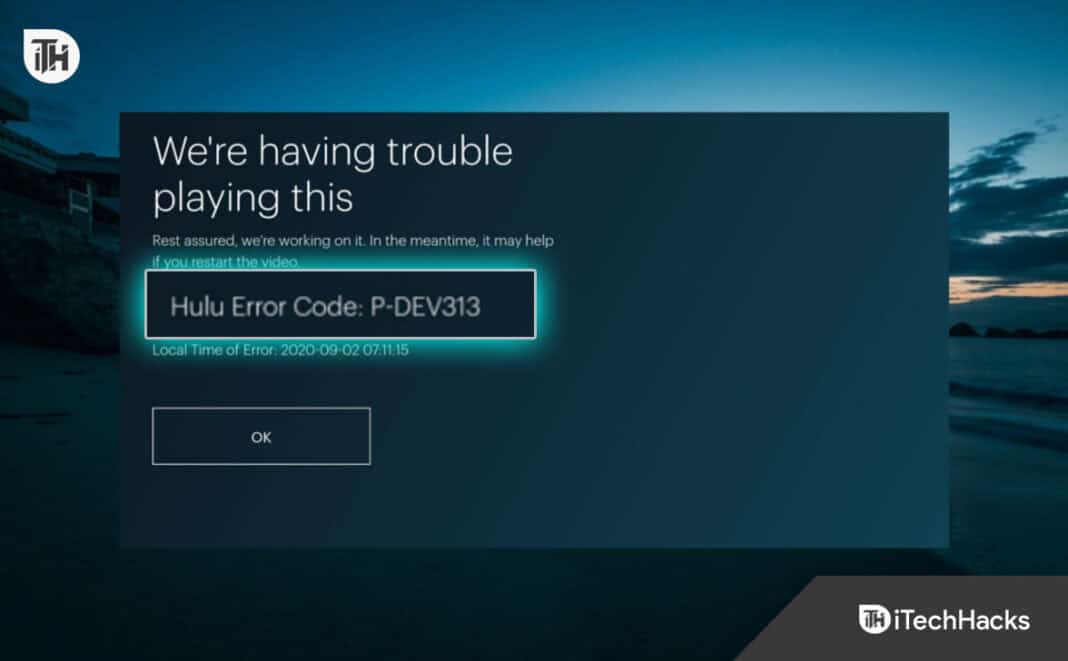 Hulu Error Code P-DEV313, Here's How to Fix?